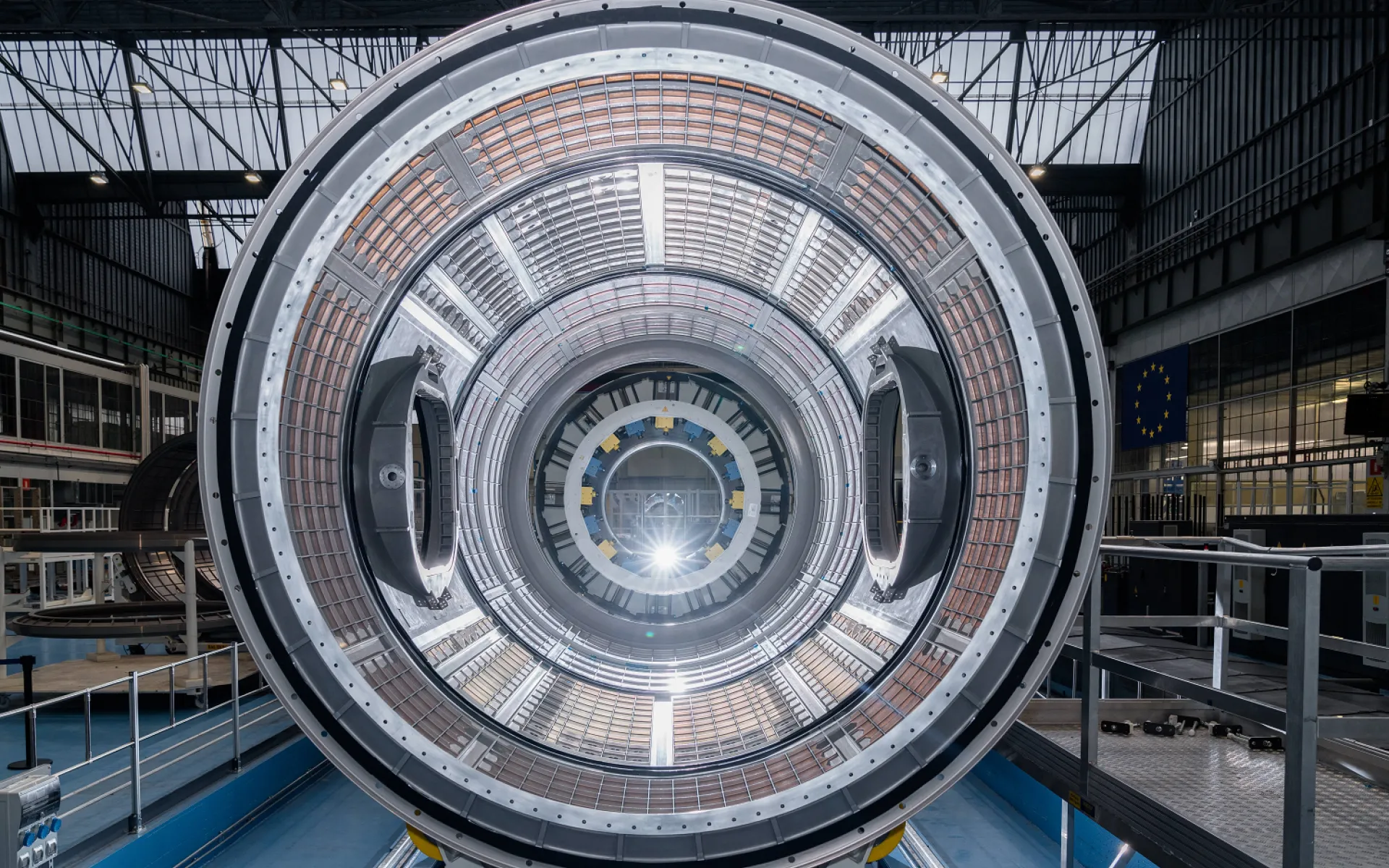 Lunar Gateway’s HALO pressurized module in preparation for shipment to ...